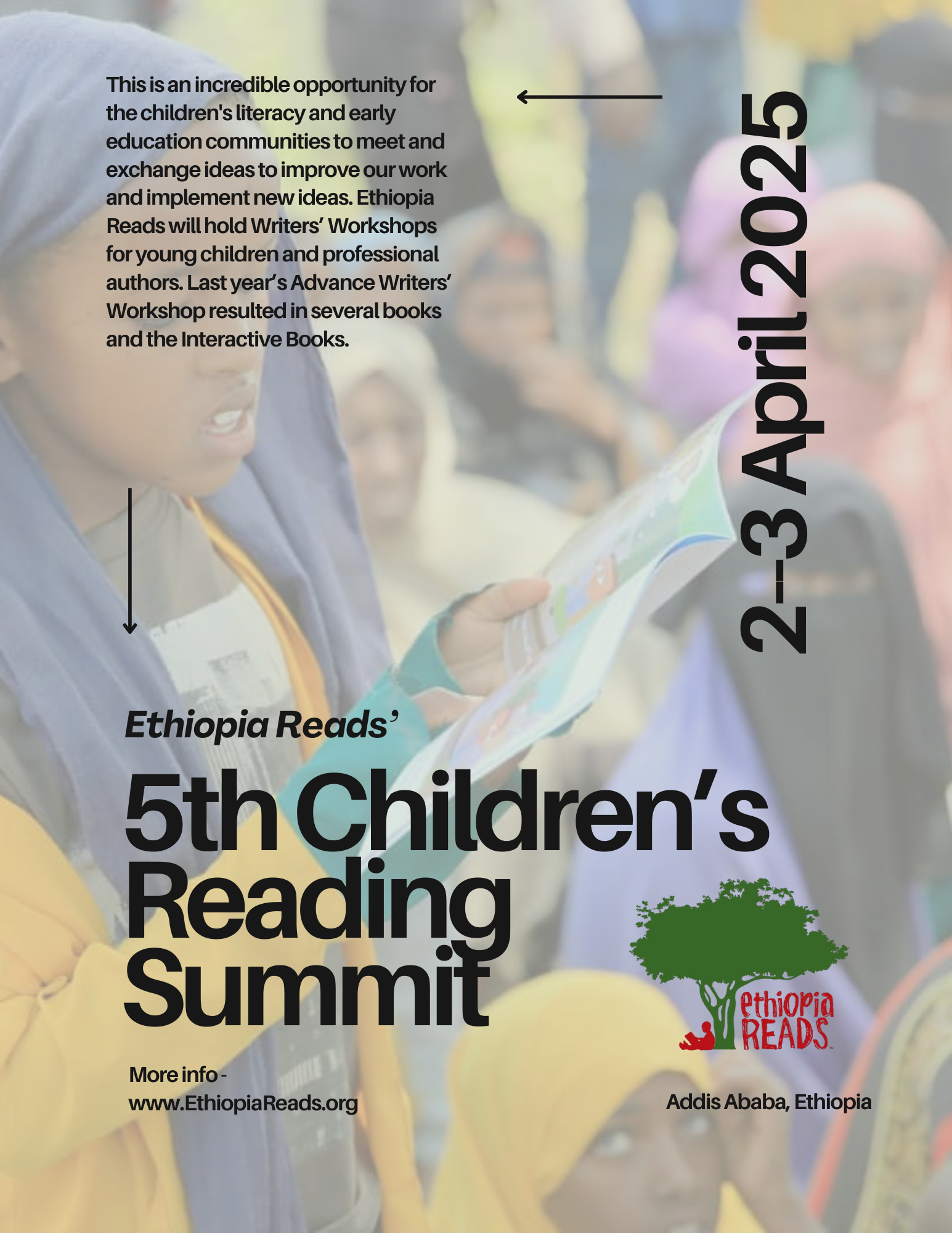 5th Children's Reading Summit Sponsors Needed - Ethiopia Reads
